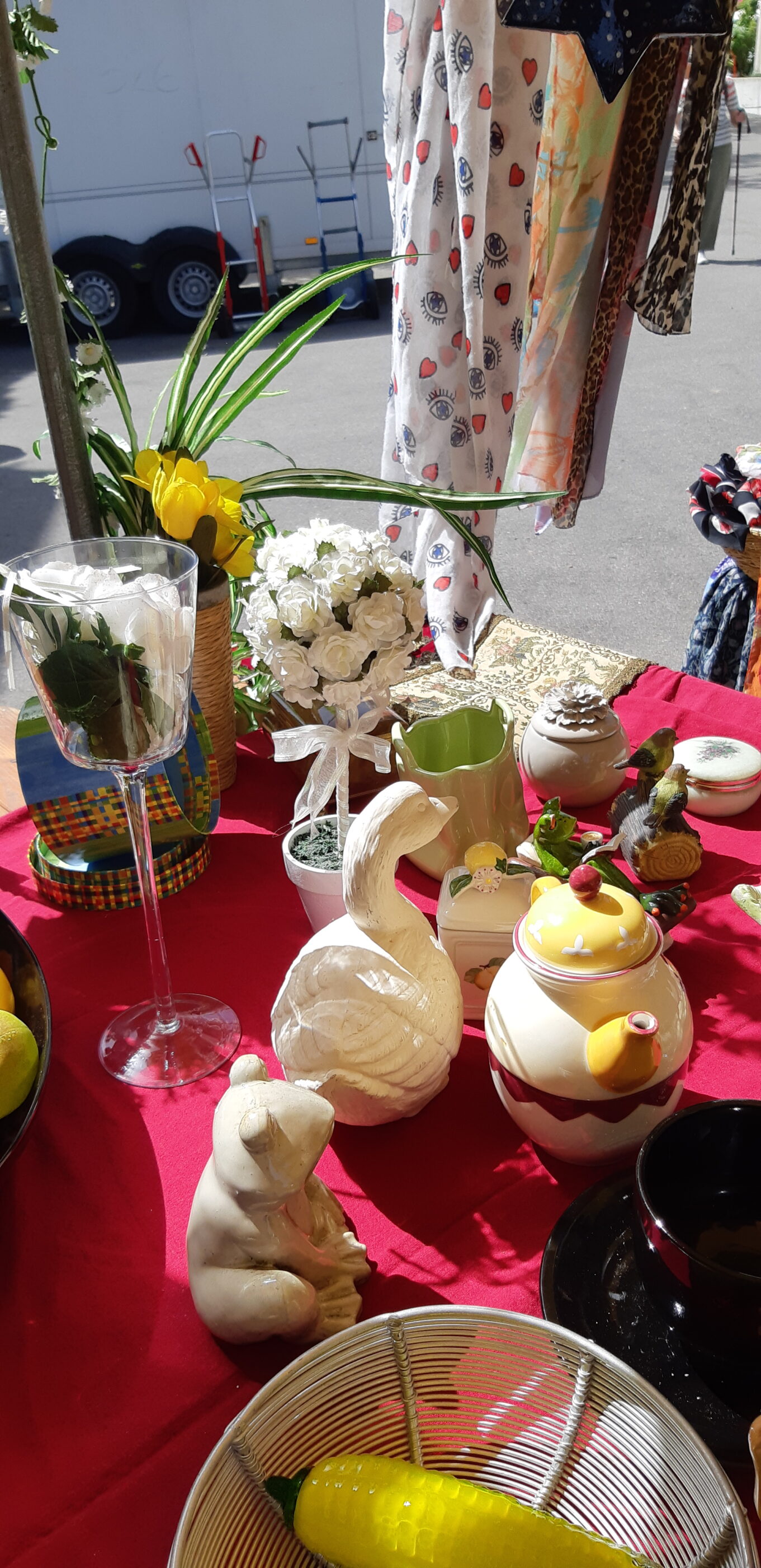 Brockistand am Sommerfest Ruferheim - Frauenverein Nidau